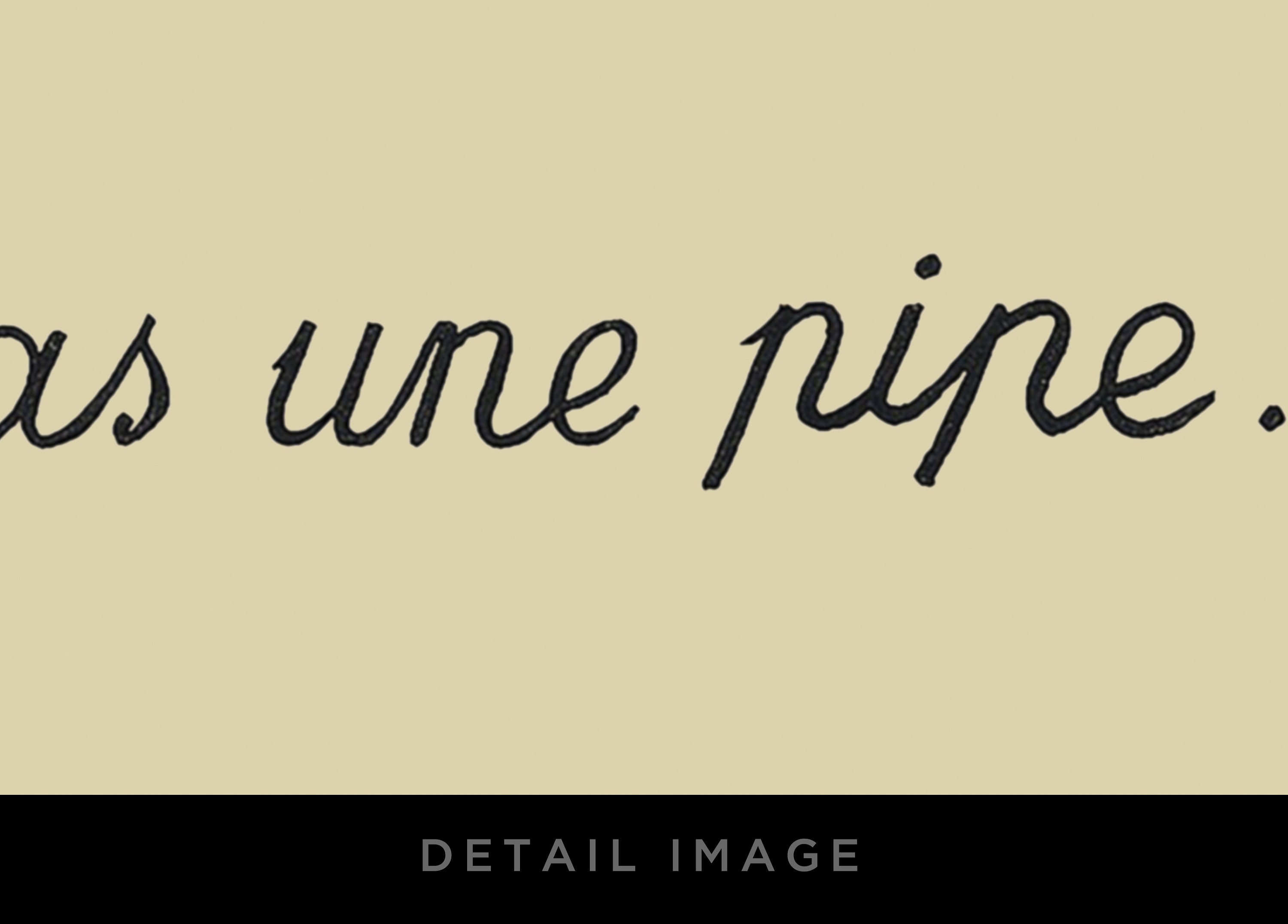 The Treachery of Images This is Not A Pipe 1929 by René | Etsy