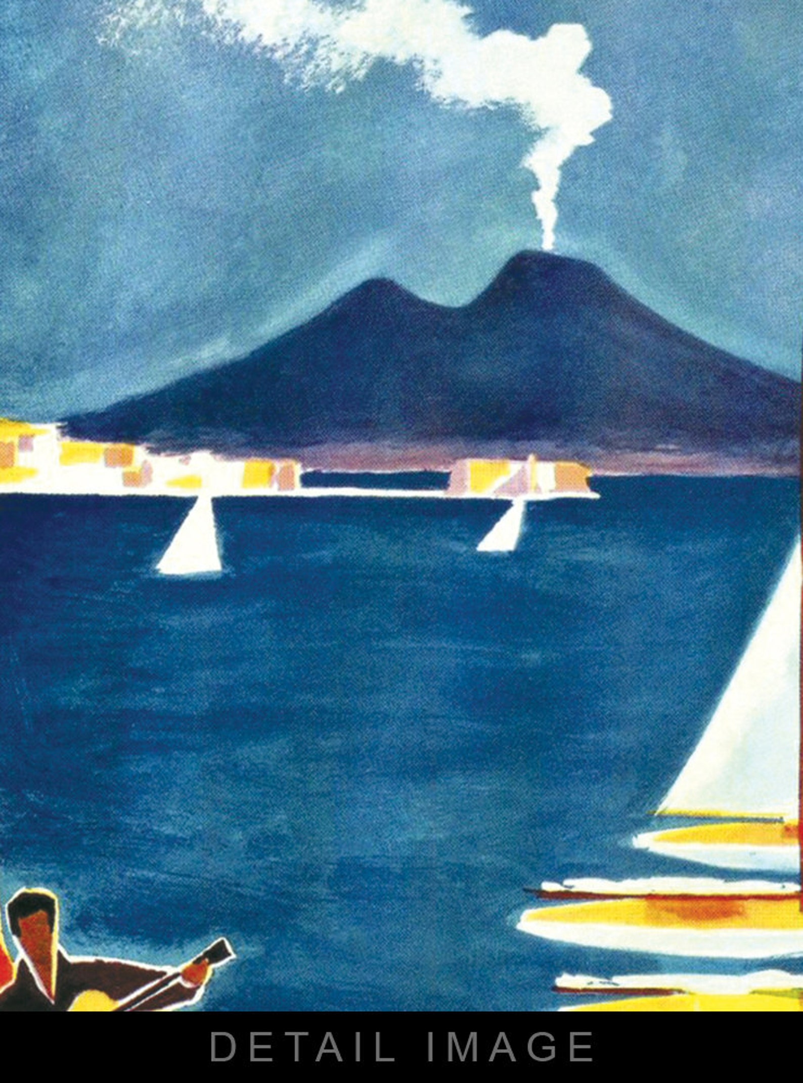 Vintage Travel Poster – Napoli (12x18 Heavyweight Art Print) - Etsy