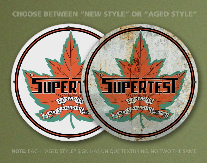 Supertest Petroliana Vintage Reproduction Gas Station Sign - Etsy