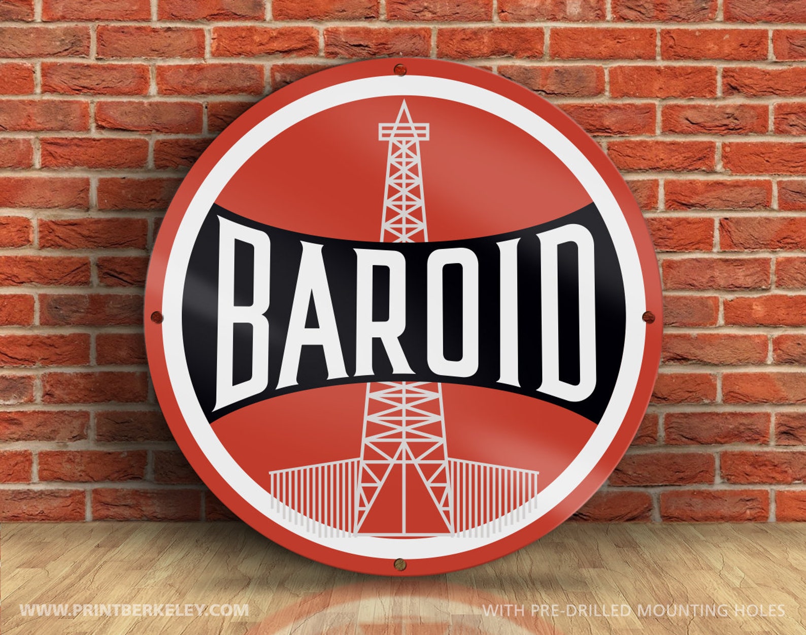 Baroid Petroliana Vintage Reproduction Gas Station Sign - Etsy