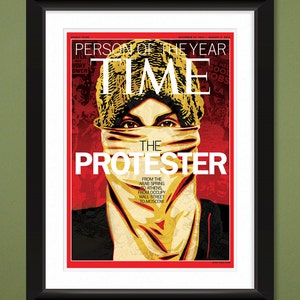 Time Magazine Dec 2011 Person of the Year – the Protester (12x16 ...