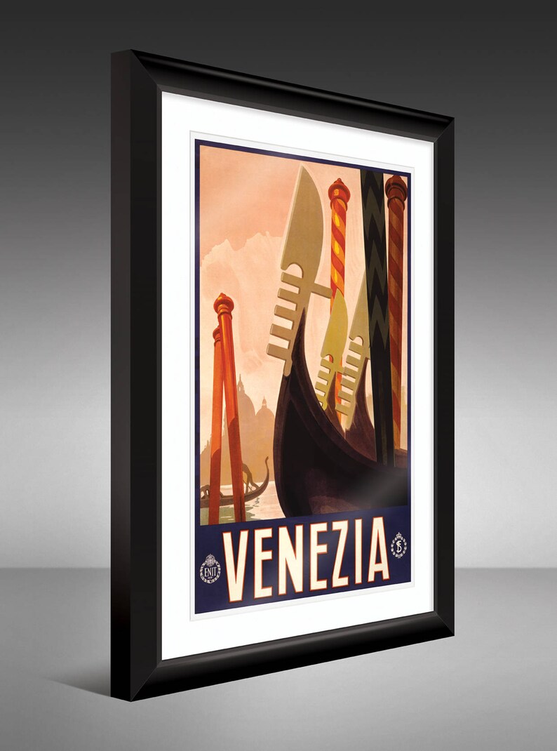 Travel Poster – Venezia/venice (12x18 Heavyweight Art Print) - Etsy