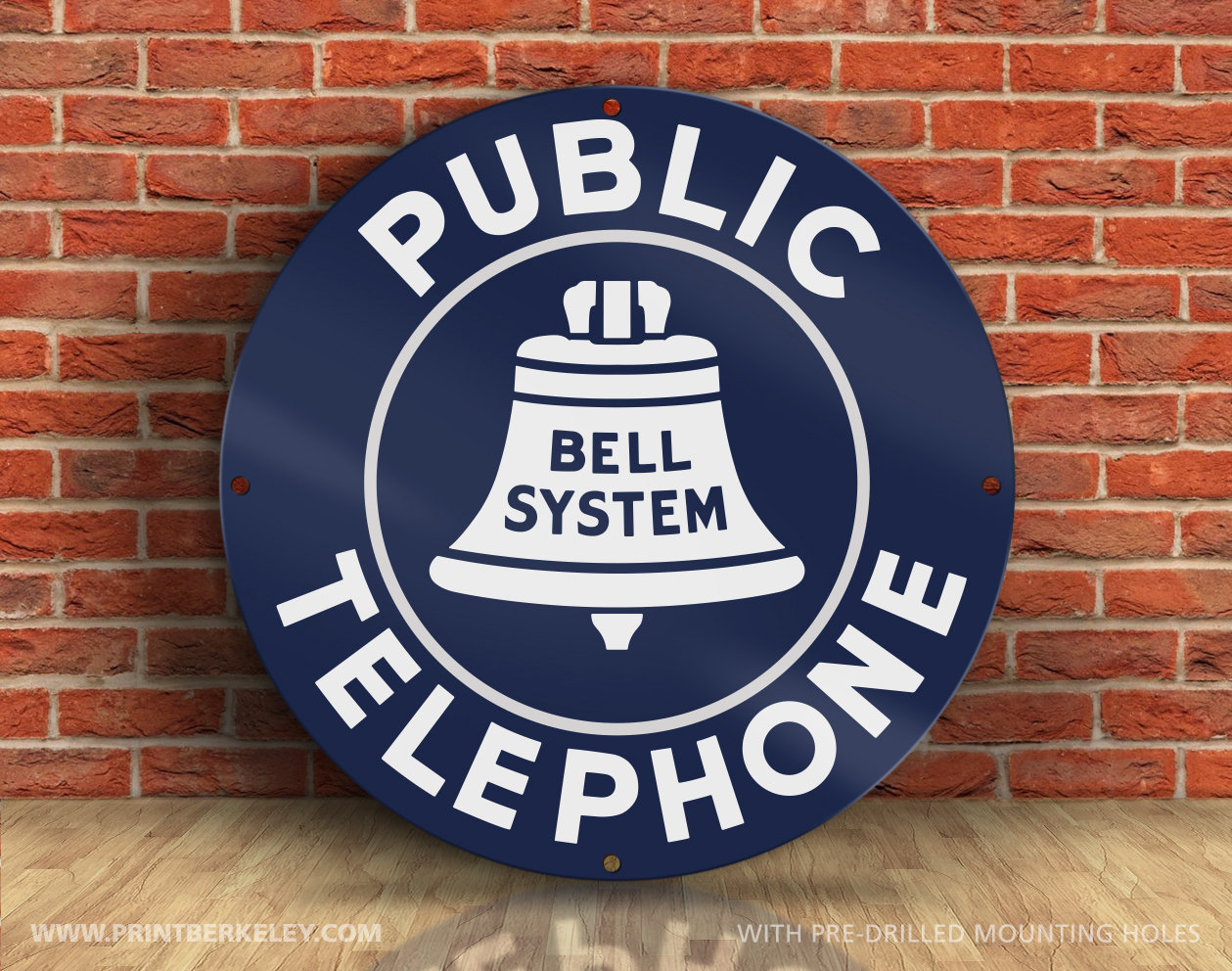 Bell System – Public Telephone (version 2) Petroliana Vintage ...