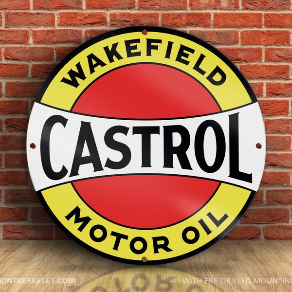 Castrol Vintage Sign - Etsy