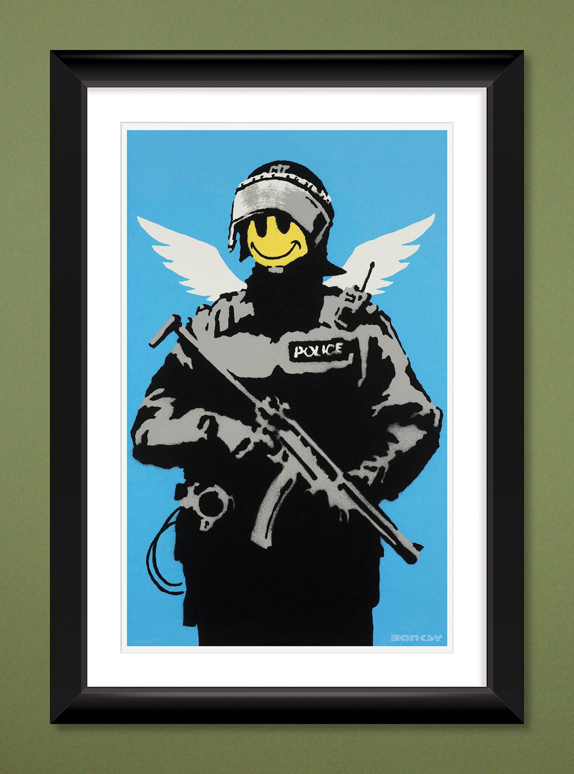 Banksy Flying Copper 12x18 Heavyweight Print | Etsy