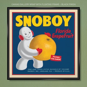 Snoboy Brand – Grapefruit – Lakeland, Florida (vintage Fruit Crate ...