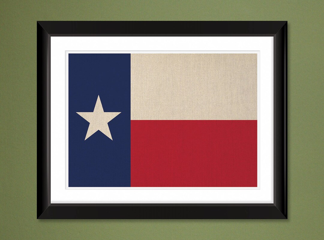 Texas State Hemp Flag (16x12 Heavyweight Art Print) - Etsy