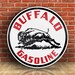 Buffalo Gasoline – Petroliana Vintage Reproduction Gas Station Sign (23 ...