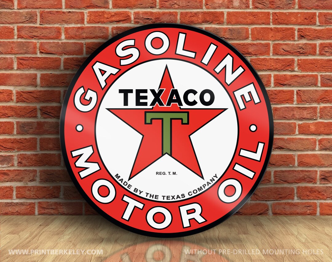 Texaco – Gasoline – Motor Oil – Petroliana Vintage Reproduction Gas ...