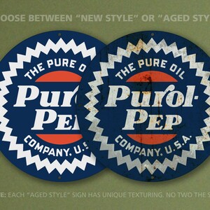 Purol Pep – the Pure Oil Company USA – Petroliana Vintage Reproduction ...