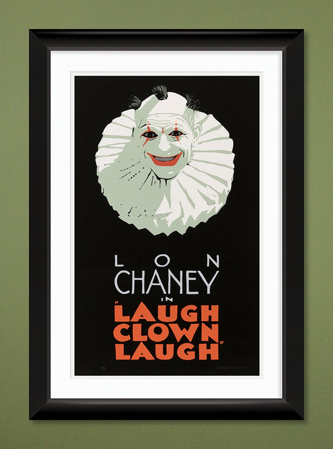 Vintage Movie Poster – Lon Chaney – Laugh Clown Laugh 1928 (12x18 ...