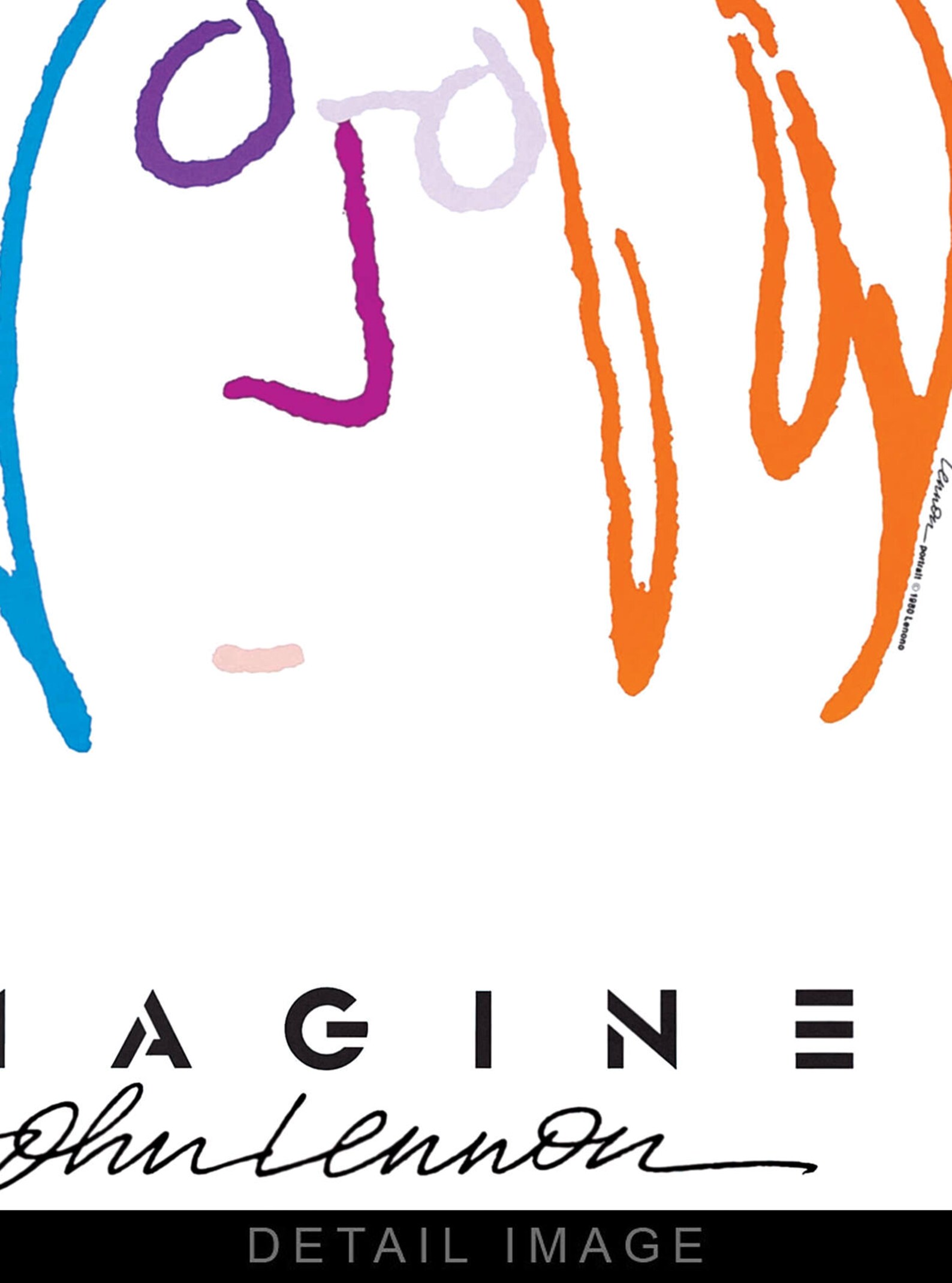Imagine John Lennon 1988 Movie Poster 12x18 Heavyweight Art | Etsy