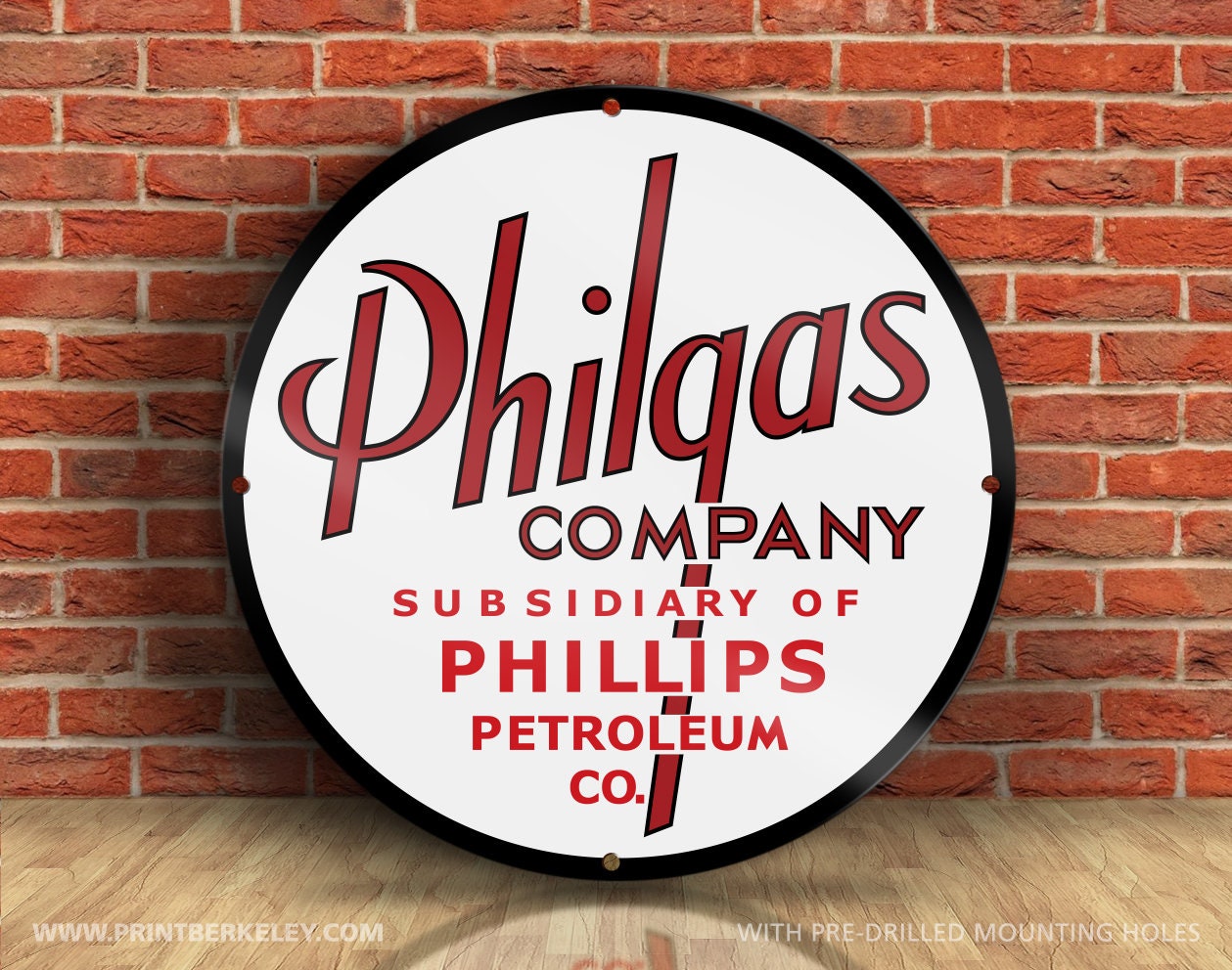 Philgas Company – Petroliana Vintage Reproduction Gas Station Sign (23. ...