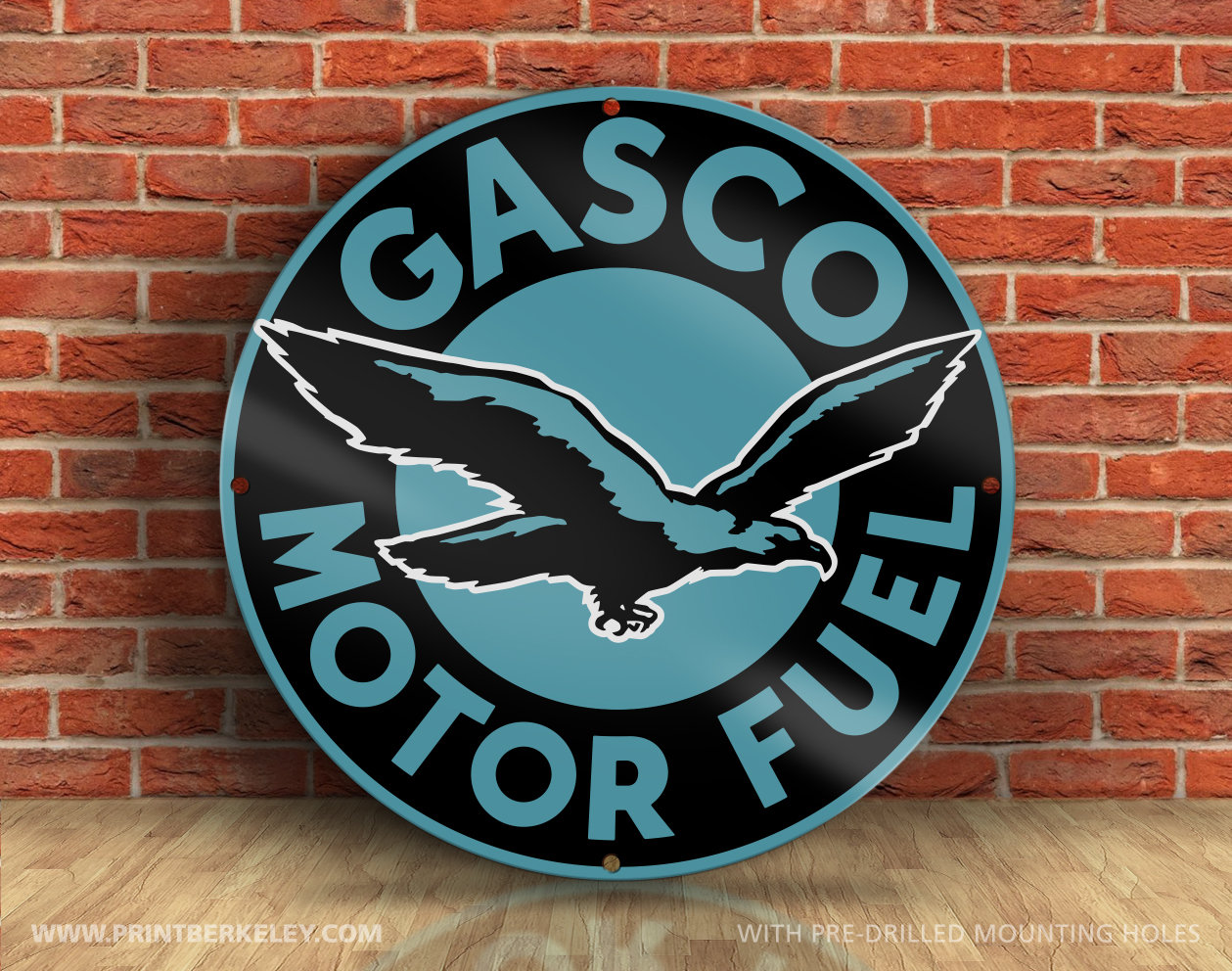 Gasco – Motor Fuel – Petroliana Vintage Reproduction Gas Station Sign ...