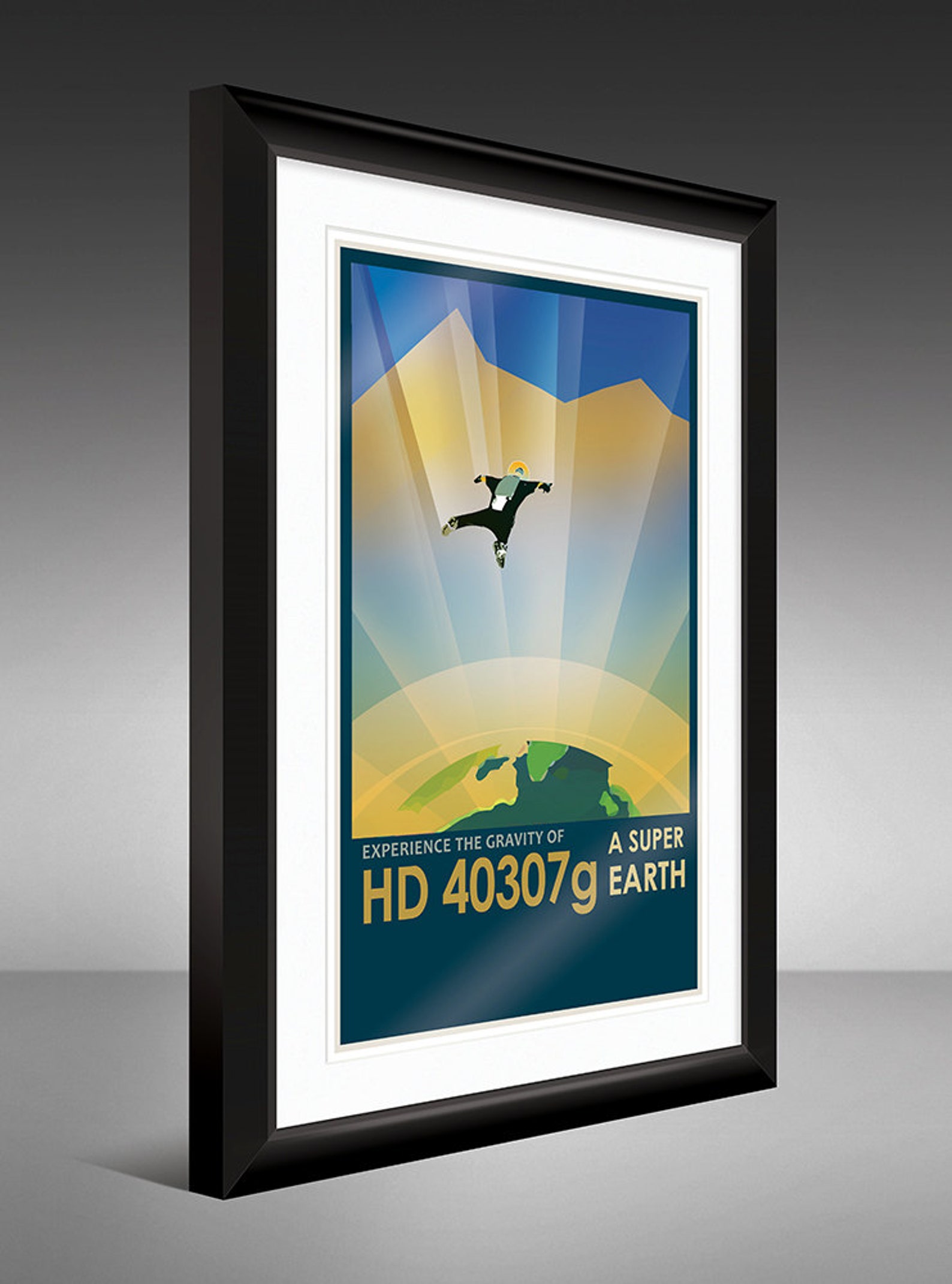 NASA JPL HD 40307g Visions of the Future 12x18 | Etsy