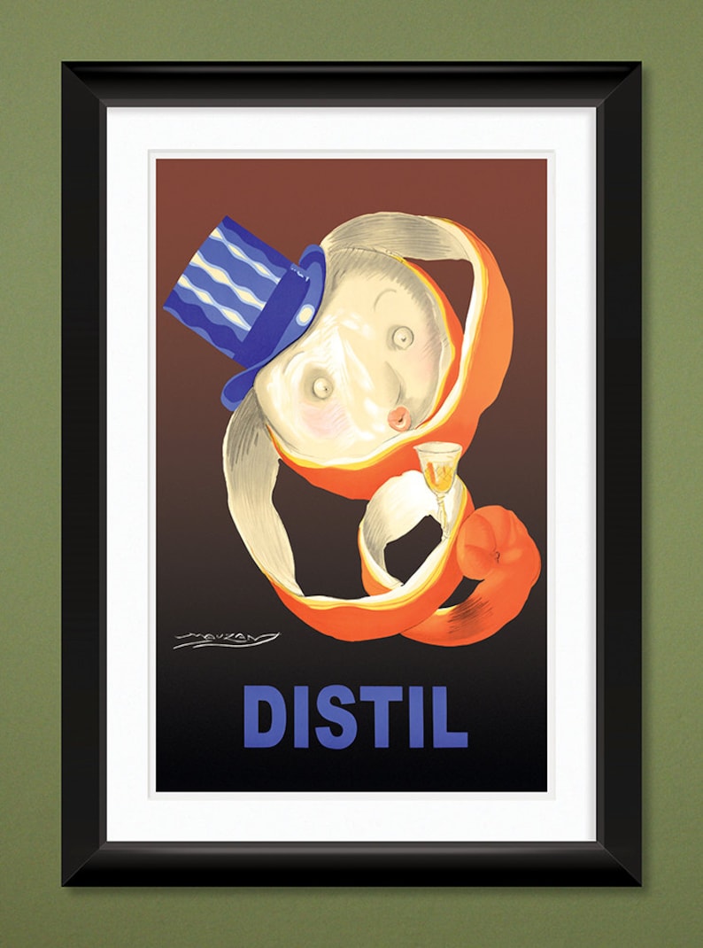 Vintage Advertising – Distil (mauzan Orange Peel) by Achille Lucien ...