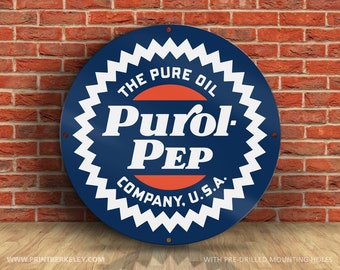 Pure Oil Sign - Etsy