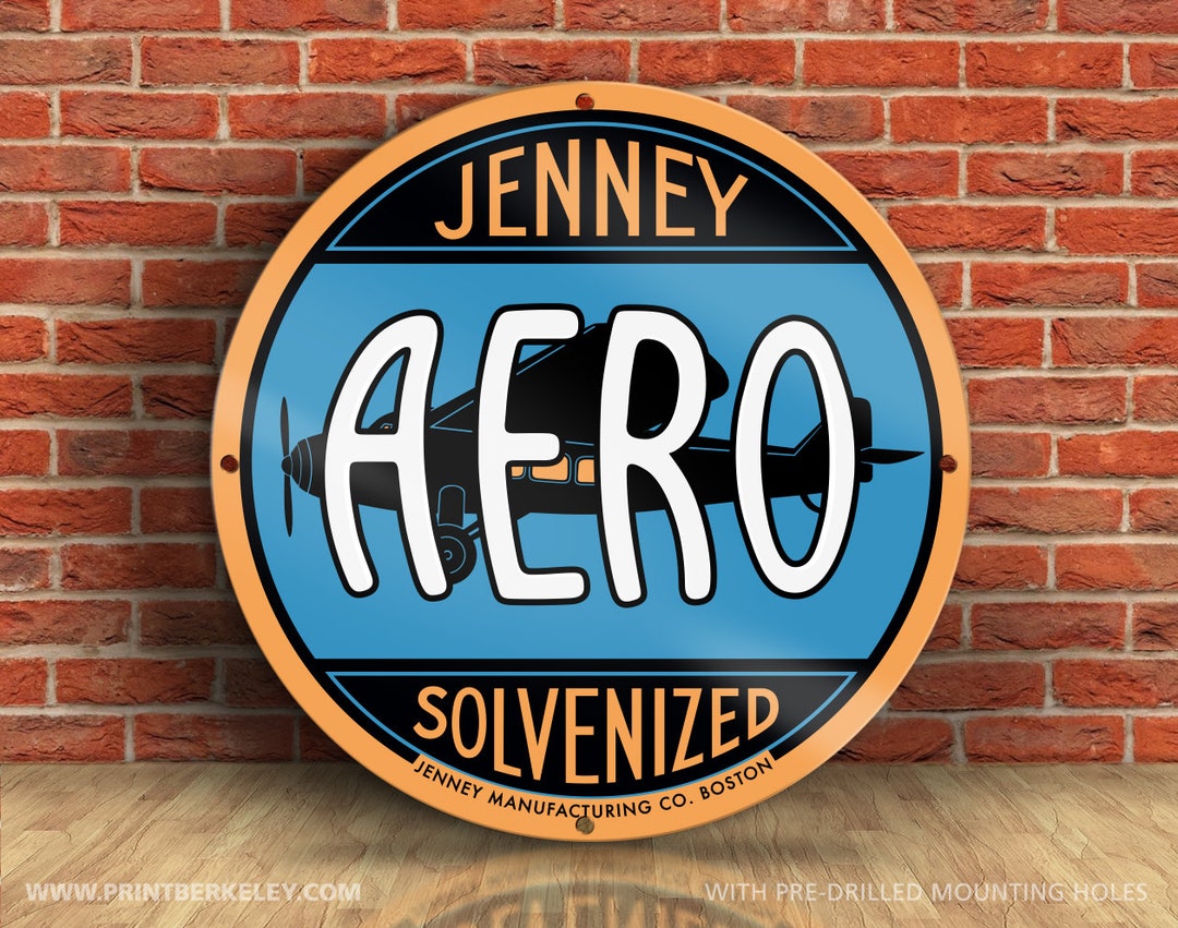 Jenney – Aero – Solvenized – Petroliana Vintage Reproduction Gas ...