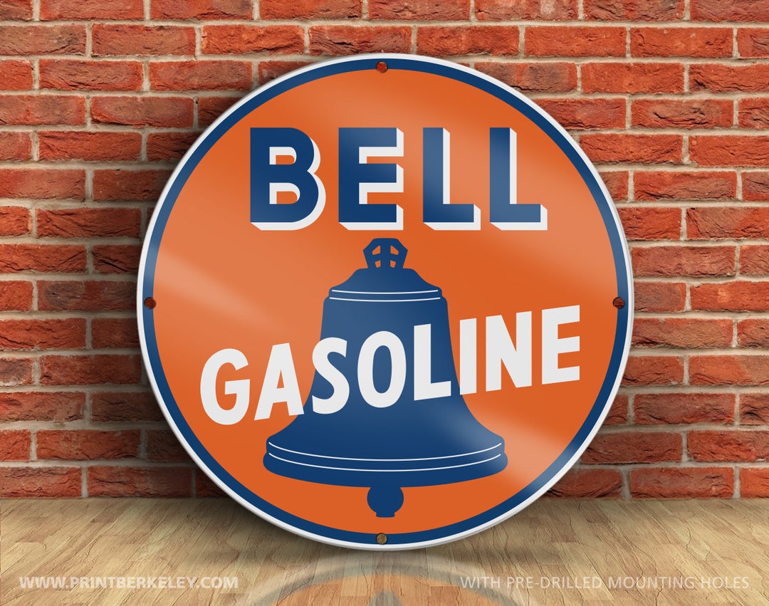 Bell Gasoline – Petroliana Vintage Reproduction Gas Station Sign (23.5 ...