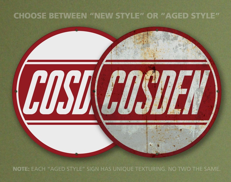 Cosden Petroliana Vintage Reproduction Gas Station Sign - Etsy