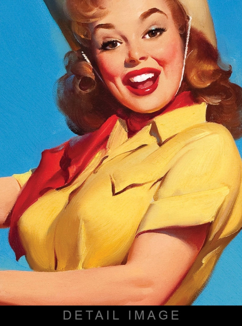 Gil Elvgren Tops in Service 1958 12x18 Heavyweight Art - Etsy