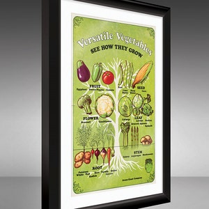 Vintage Advertising – Versatile Vegetables – Green Giant Company (12x18 ...