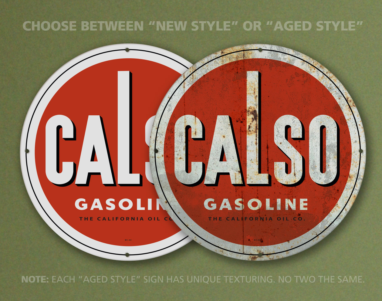 Calso Gasoline the California Oil Co. Petroliana Vintage - Etsy