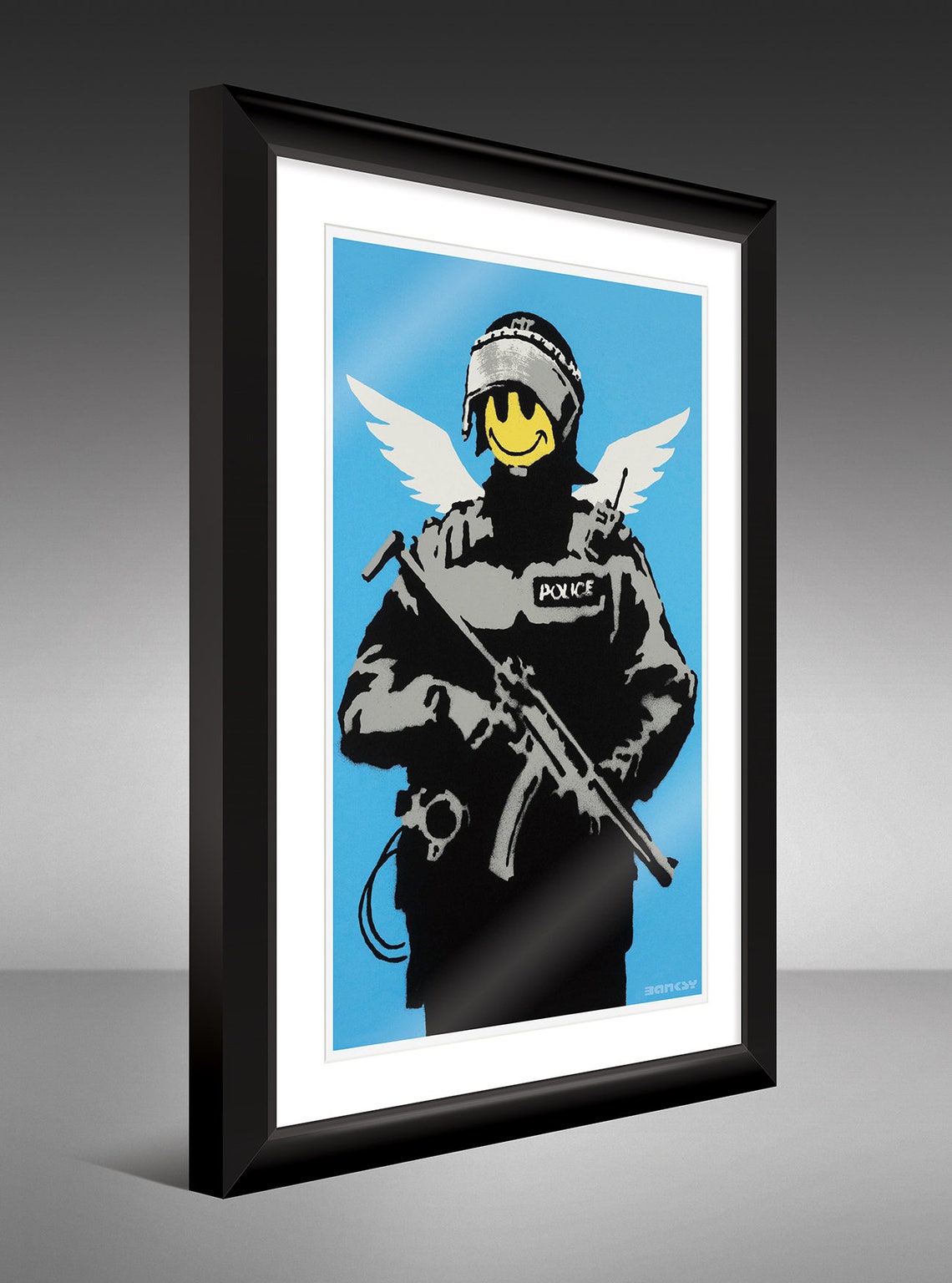 Banksy Flying Copper 12x18 Heavyweight Print | Etsy