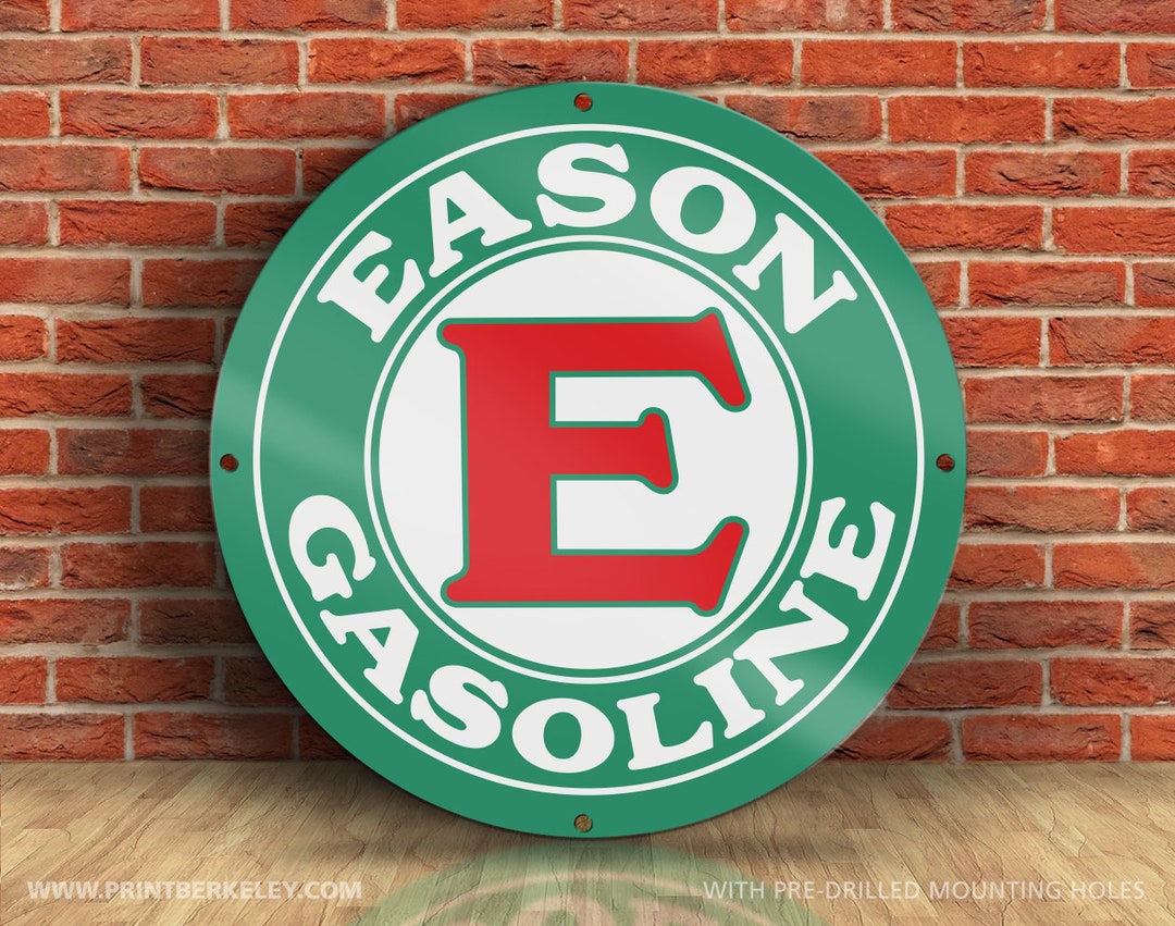 Eason Gasoline – Petroliana Vintage Reproduction Gas Station Sign (23.5 ...
