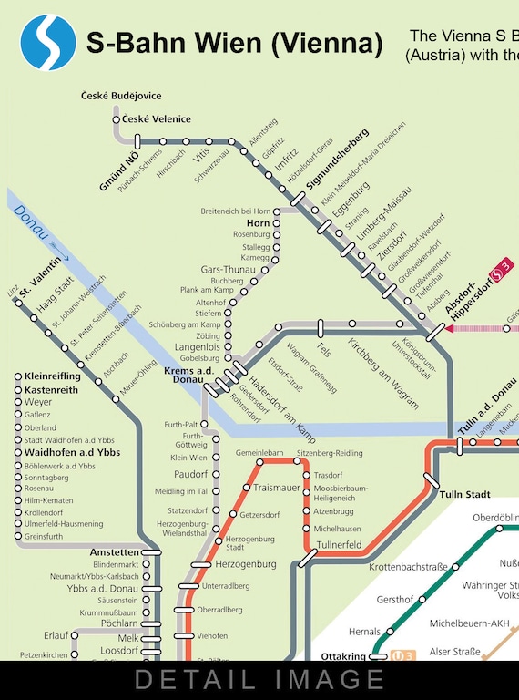 Pin Bahn Netz Viena