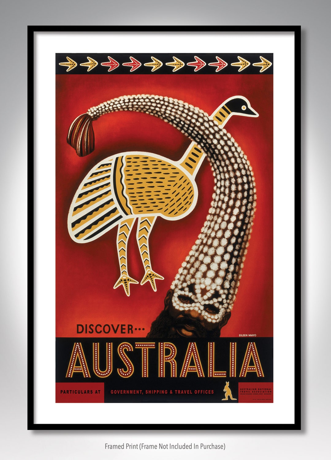 Discover Australia (c1950s) ANTA by Eileen Mayo 20x30 & 24x36 Bright ...