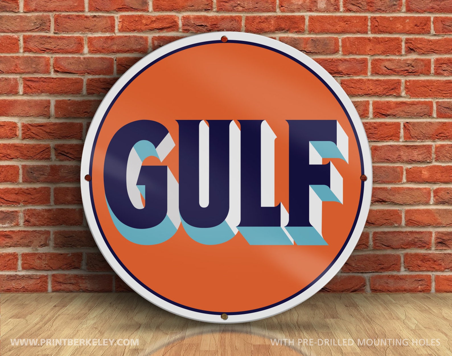 Gulf Petroliana Vintage Reproduction Gas Station Sign - Etsy