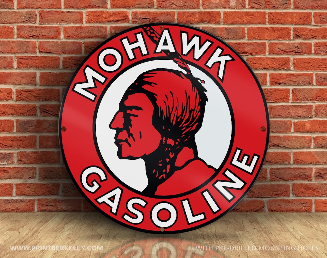 Mohawk Gasoline – Petroliana Vintage Reproduction Gas Station Sign (23. ...