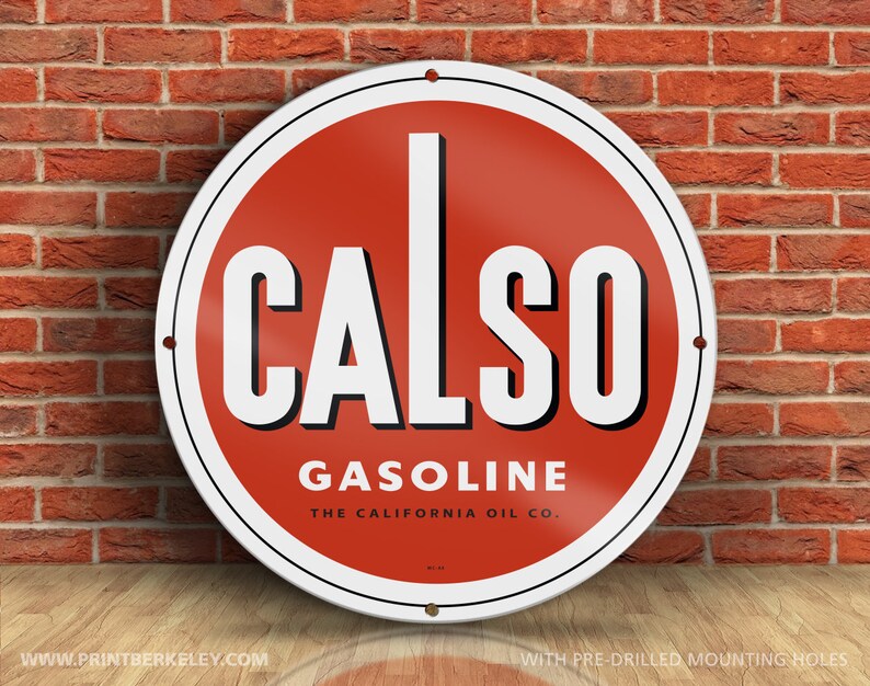 Calso Gasoline the California Oil Co. Petroliana Vintage - Etsy