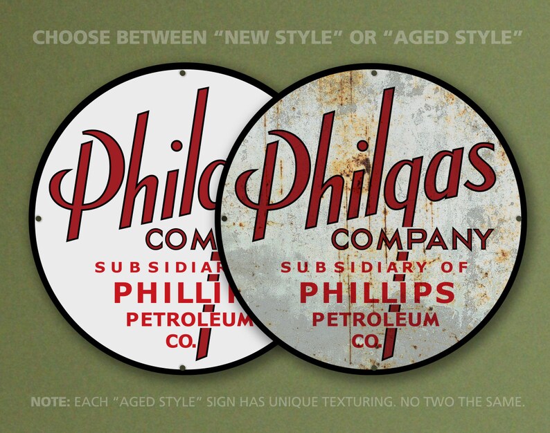 Philgas Company – Petroliana Vintage Reproduction Gas Station Sign (23. ...
