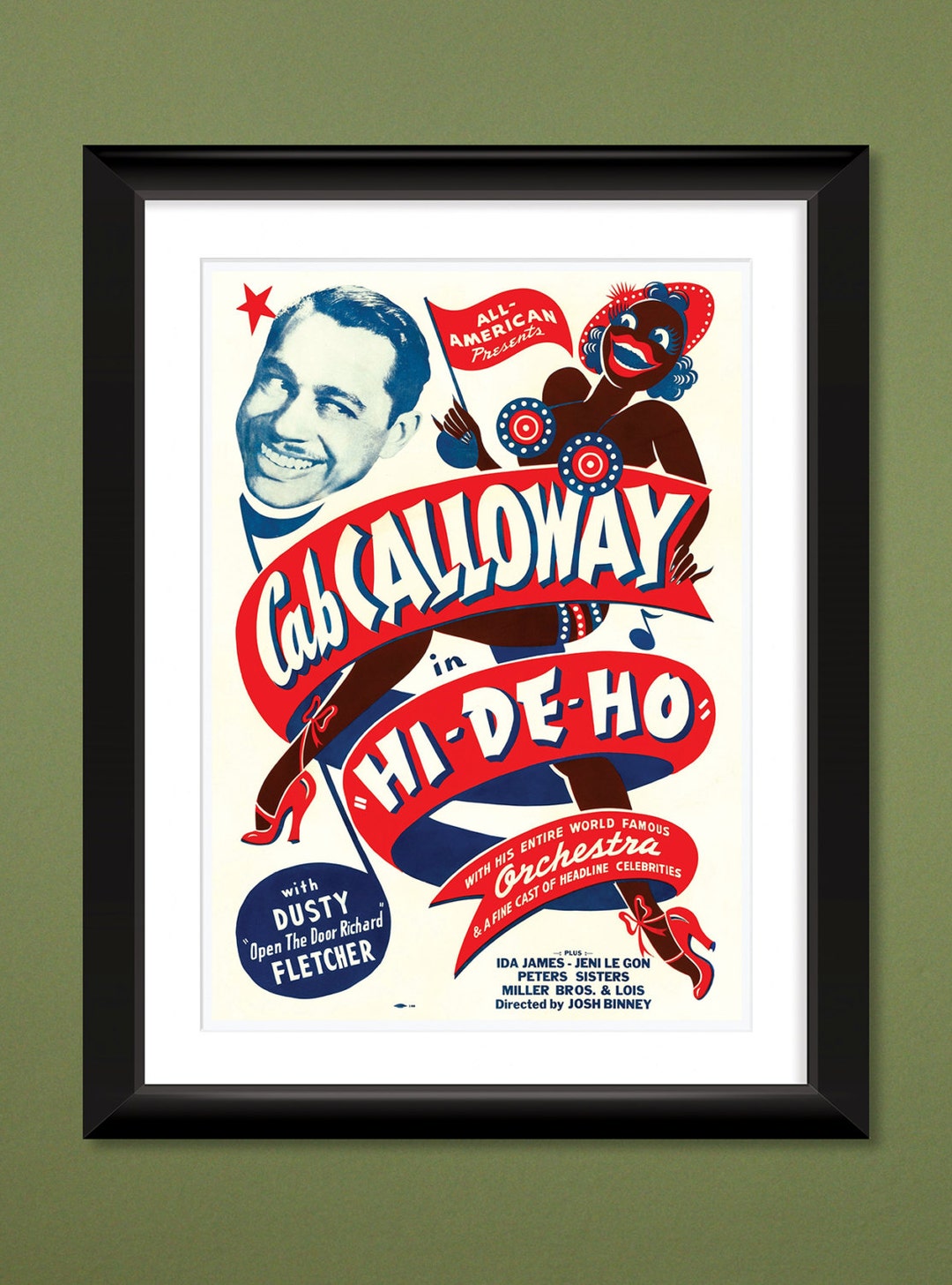 Vintage Movie Poster – Hi-de-ho 1947 (12x16 Heavyweight Art Print) - Etsy