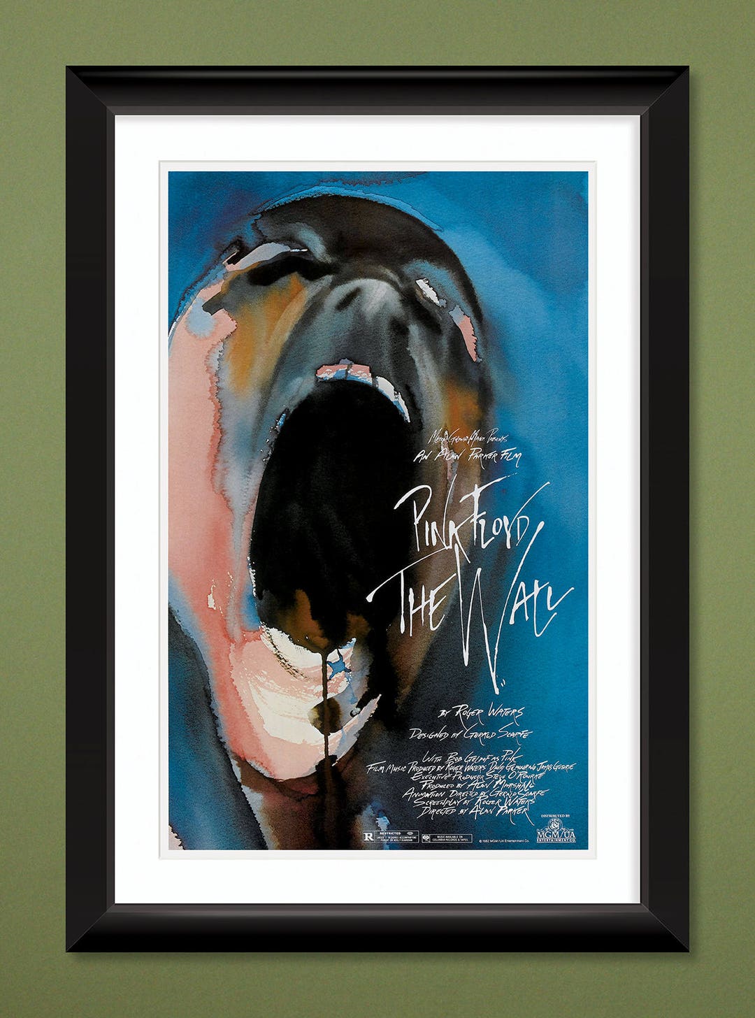 Pink Floyd – the Wall Movie Poster 1982 (12x18 Heavyweight Art Print ...