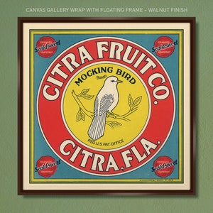 Mockingbird Brand – Oranges & Grapefruit – Citra, Florida (vintage ...
