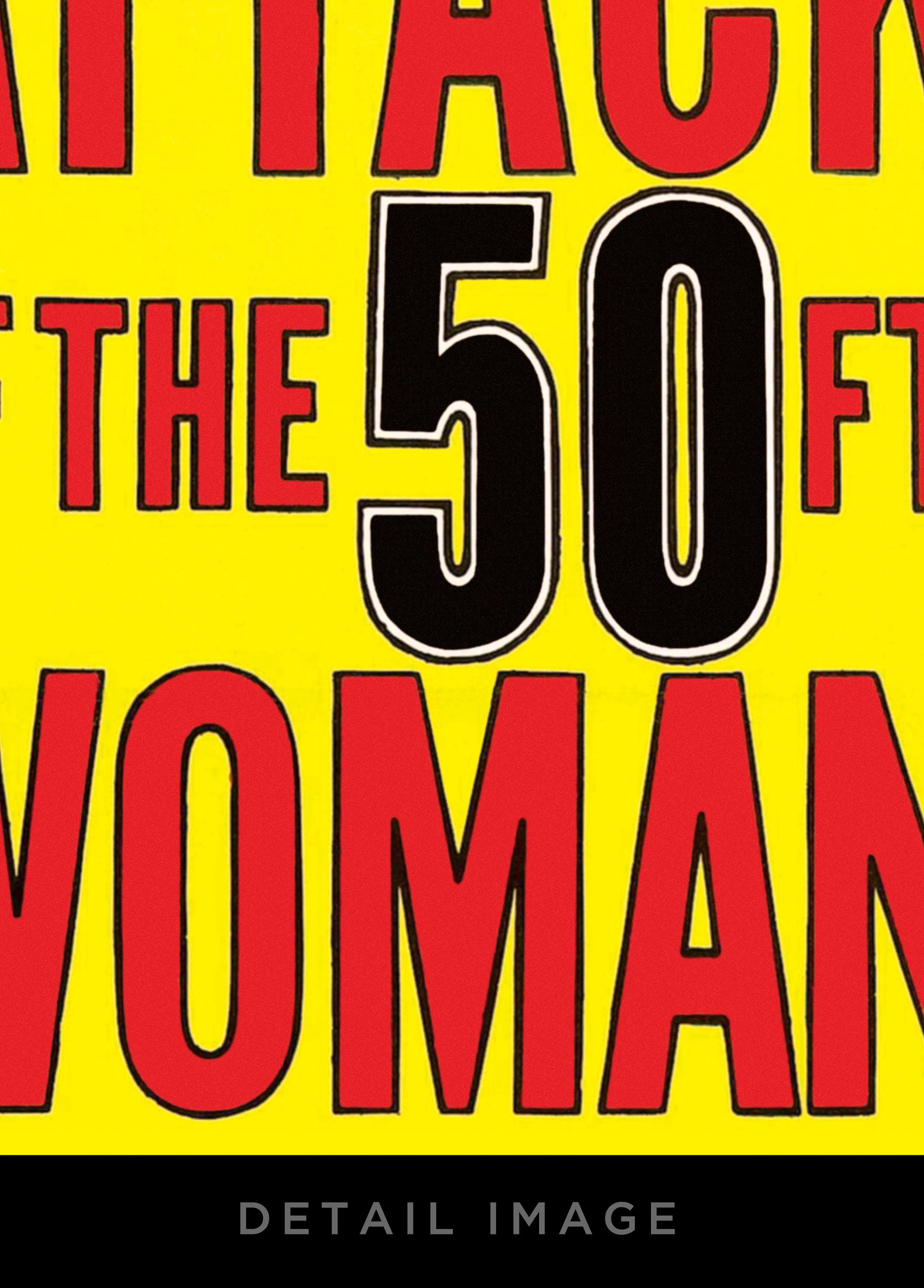 Attack of the 50 Foot Woman 1958 Movie Poster 20x30 & 24x36 - Etsy UK