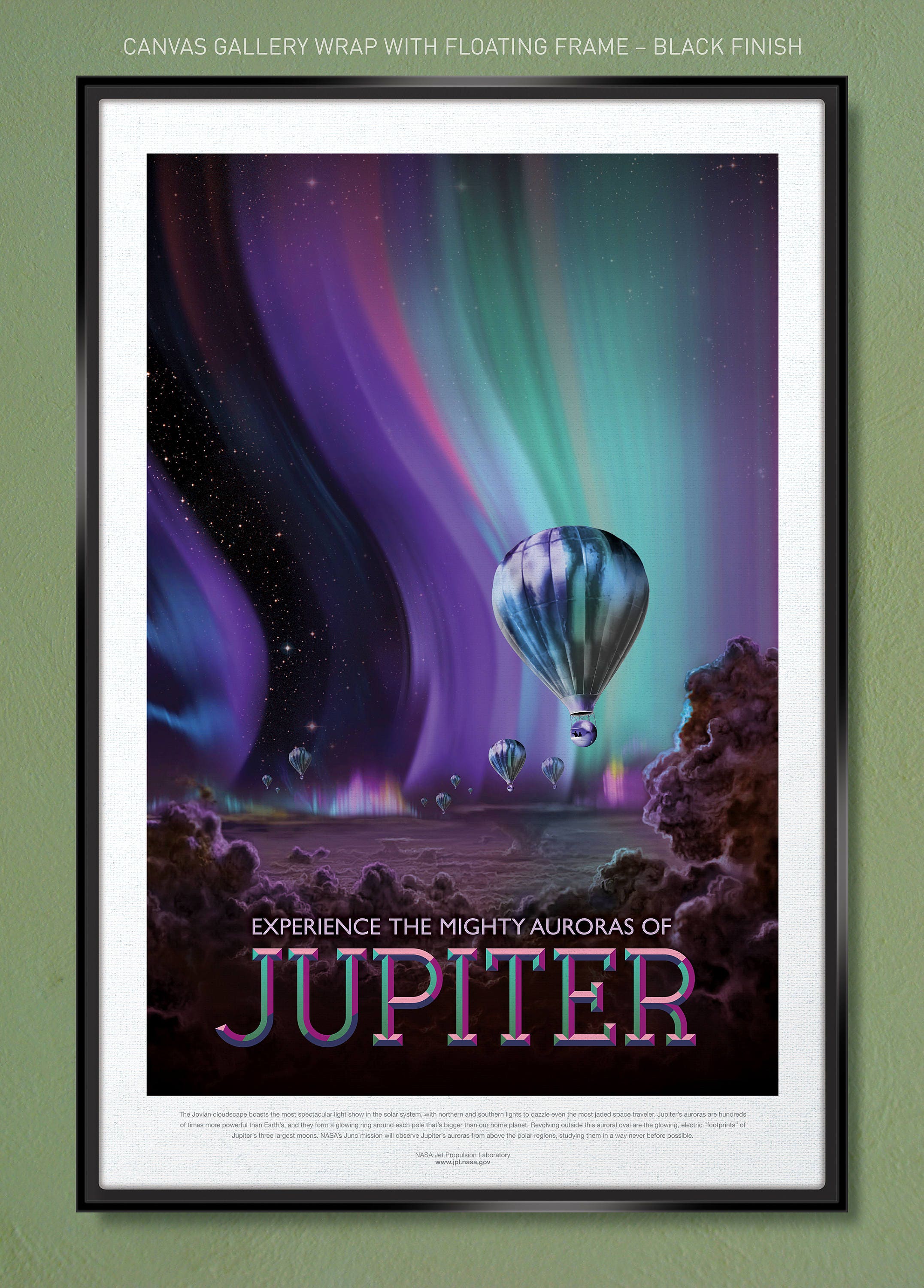 Jupiter NASA JPL Visions of the Future 2015 | Etsy