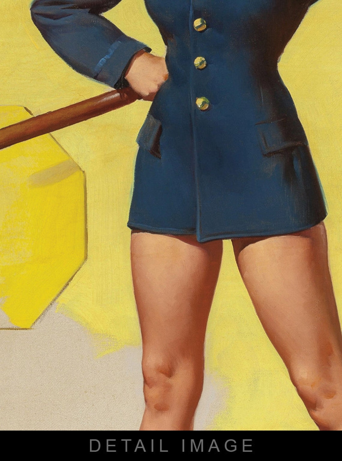 Gil Elvgren A Real Stopper Now Ill Do The Whistling Etsy