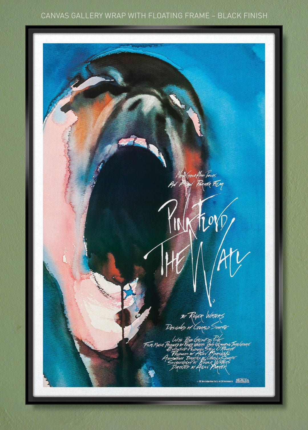 Pink Floyd the Wall Movie Poster – Gallery Canvas Wrap - Etsy