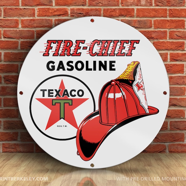 Chief Gasoline Sign - Etsy