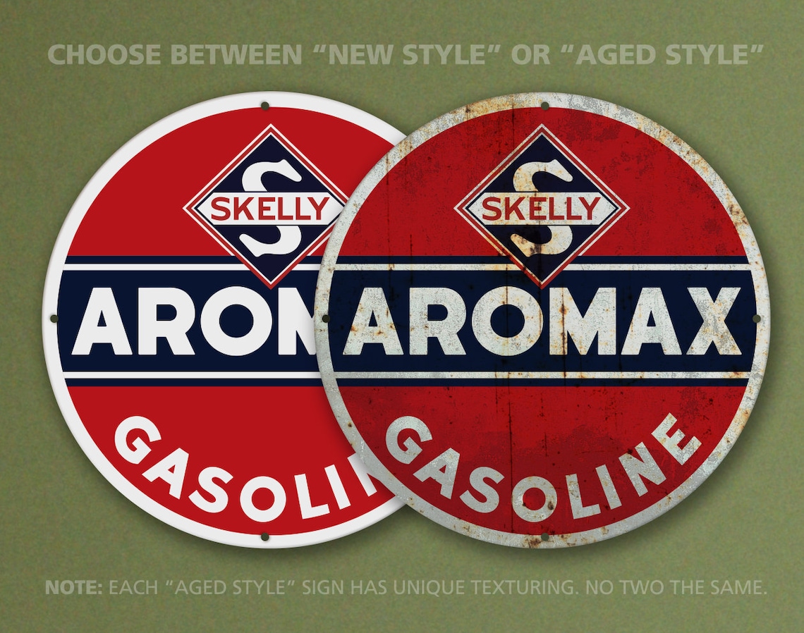 Skelly Aromax Gasoline Petroliana Vintage Reproduction | Etsy