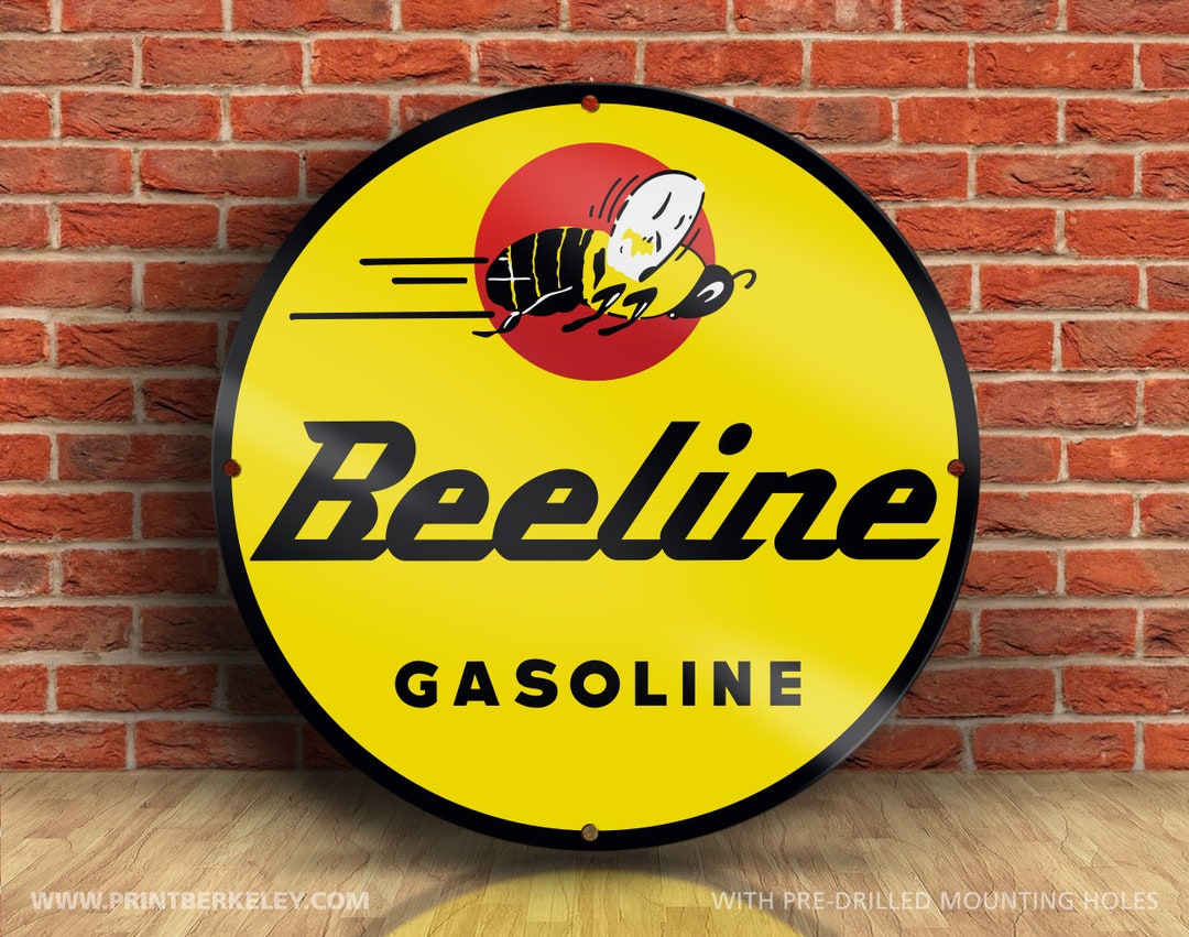 Beeline Gasoline – Petroliana Vintage Reproduction Gas Station Sign (23 ...