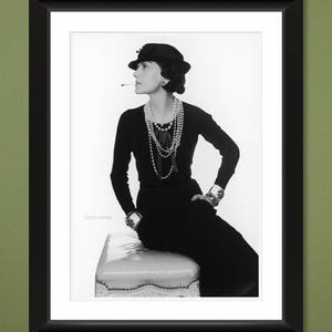 Coco Chanel by Photographer Man Ray (1935) 12x16 Heavyweight Art Print ...