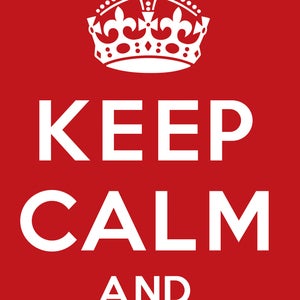 Keep Calm and Carry on – UK WWII 1939 (12x16 Heavyweight Art Print) - Etsy