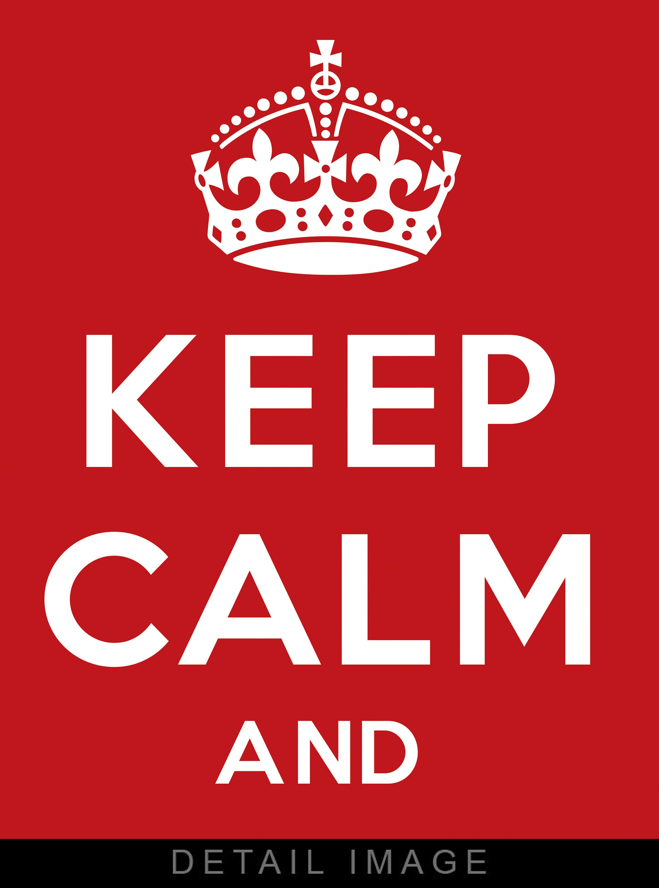 Keep Calm and Carry on – UK WWII 1939 (12x16 Heavyweight Art Print) - Etsy