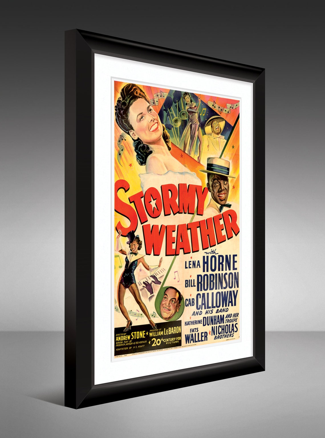 Vintage Movie Poster – Stormy Weather (1943) 12x18 Heavyweight Art ...
