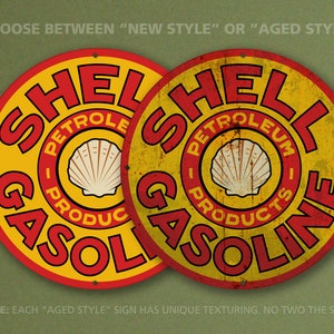 Shell Gasoline – Petroleum Products – Petroliana Vintage Reproduction ...